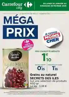 Promos Carrefour City du 26/01/2026 au 08/02/2026 - Méga prix (City)